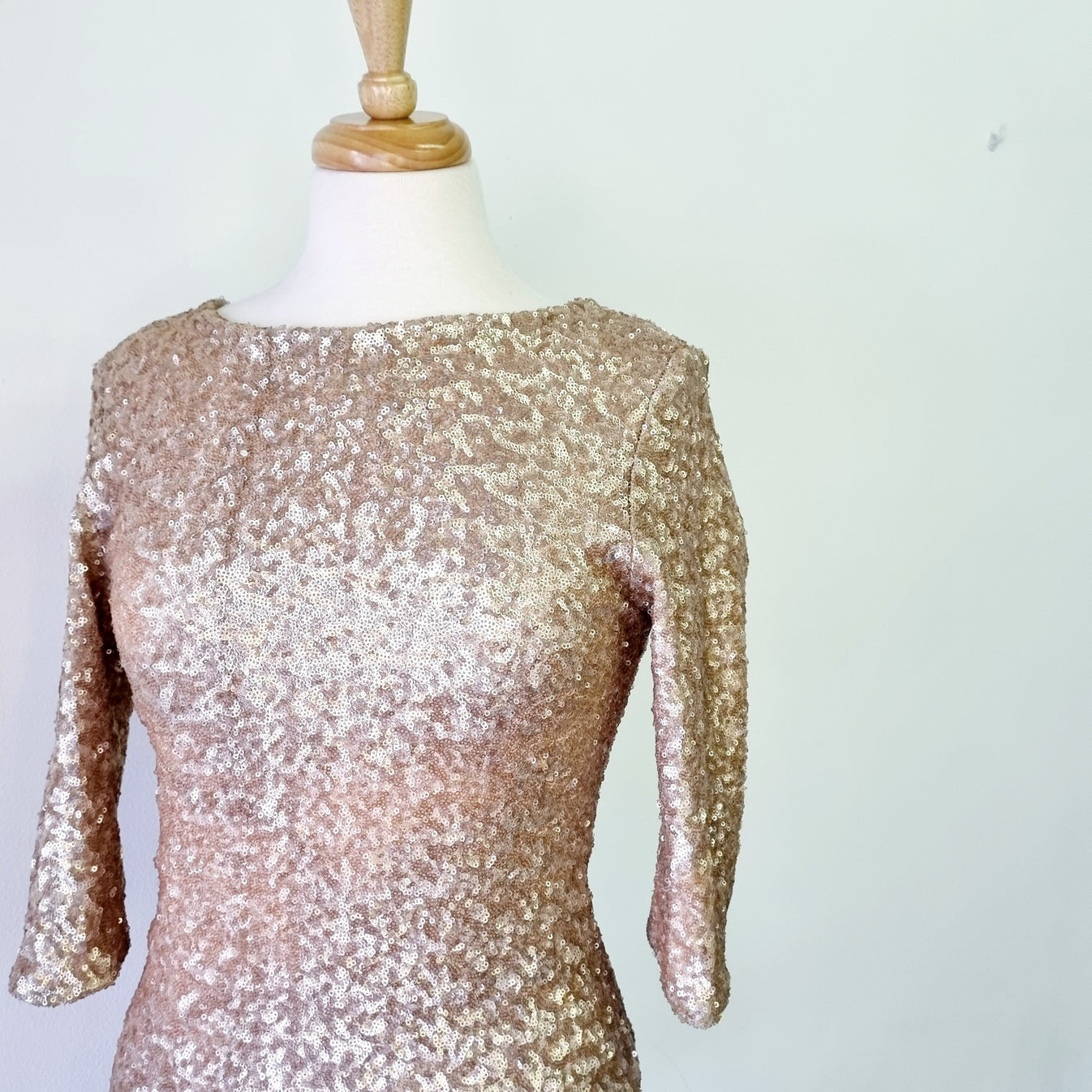 YDE - Gold sequin cocktail dress – Closet Conscious